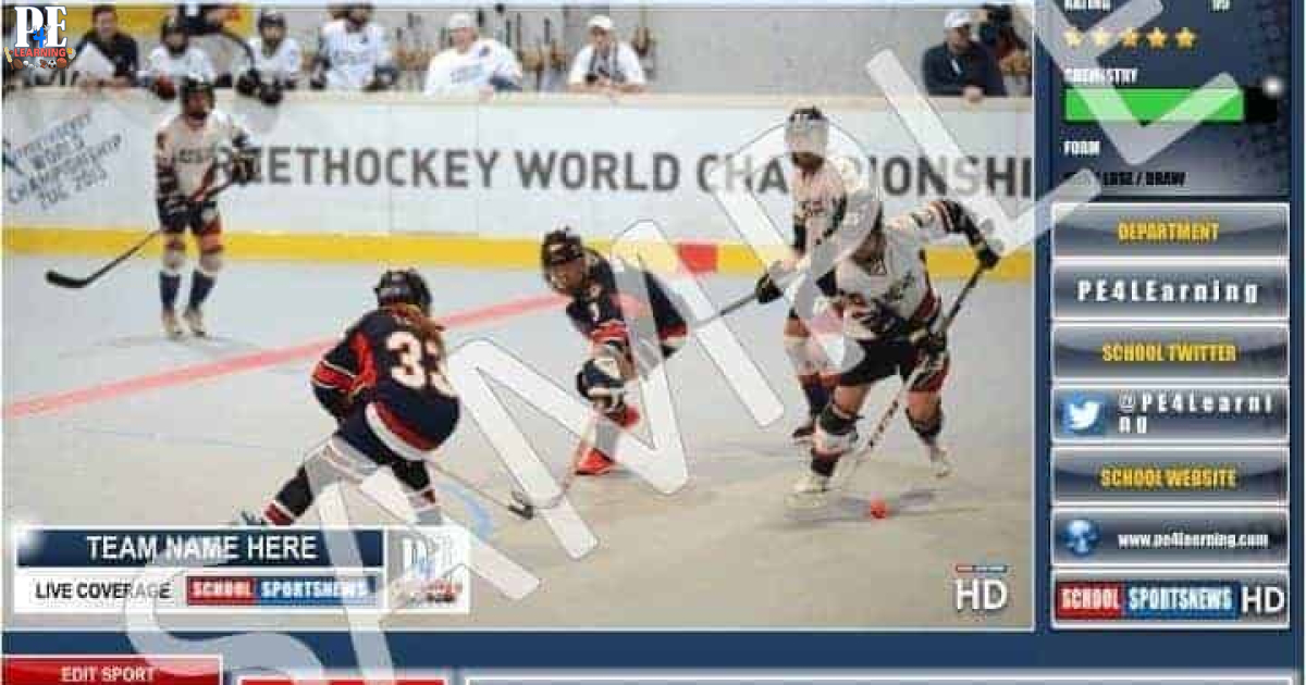 School Sports News HD Display Poster – PE4Learning.com