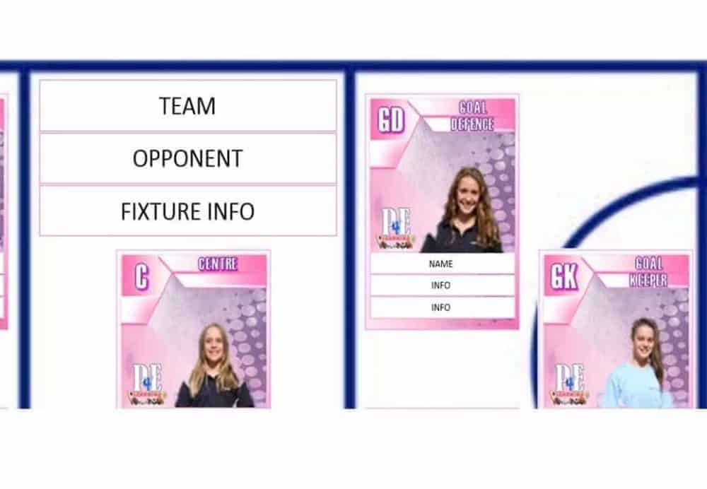 Netball Team Sheet – Editable Templates – PE4Learning