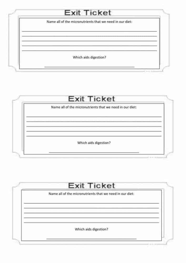 Exit and Entry Tickets in Physical Education @PE4Learning – PE4Learning