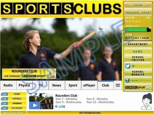 Sports Club & Extra Curricular Poster Templates – PE4Learning