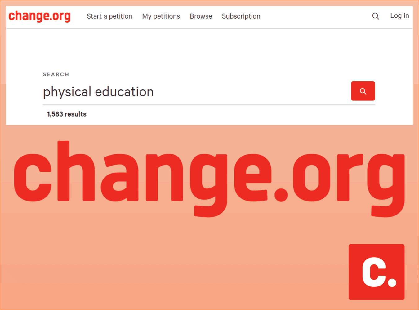 Change.org Petitions | Physical Education – PE4Learning