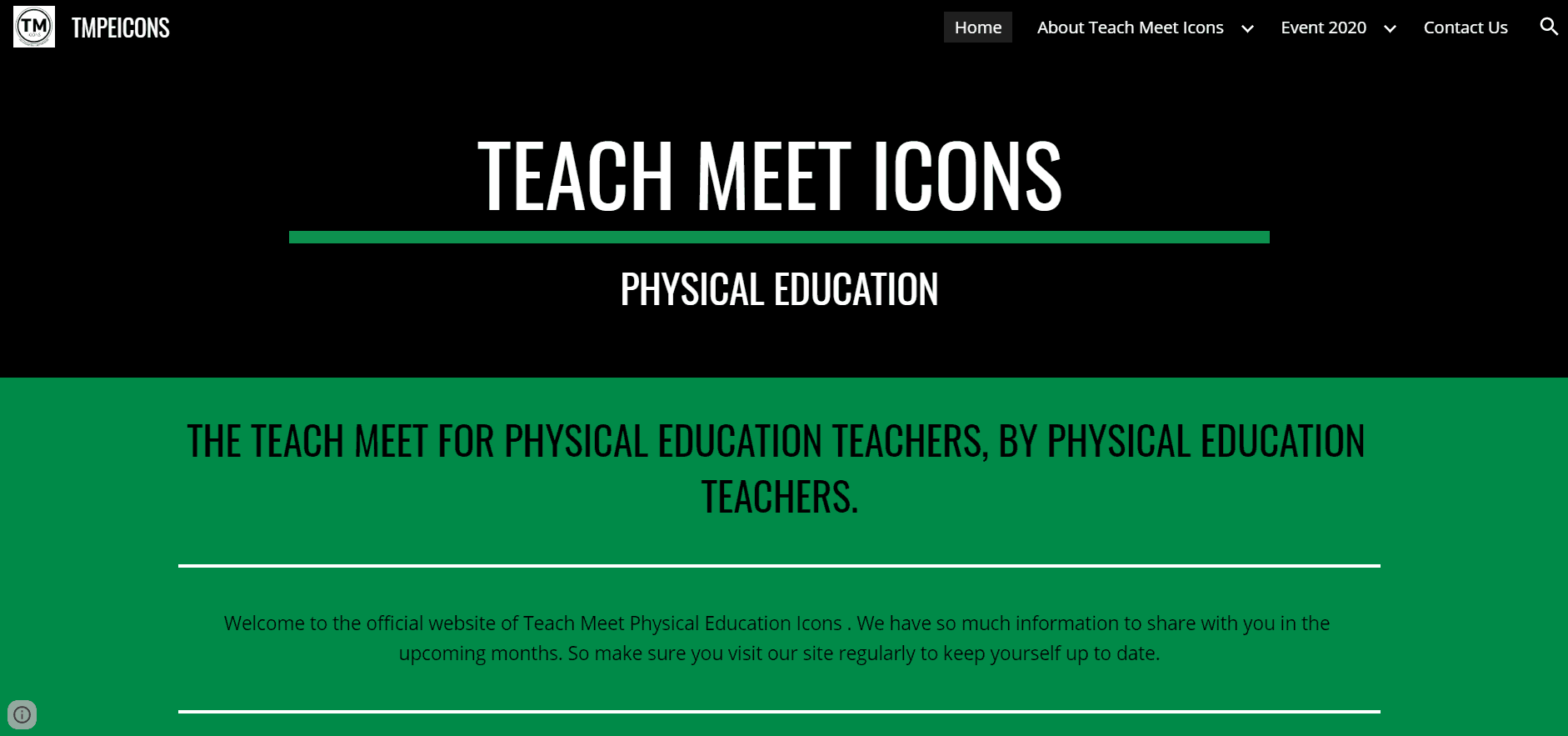 TEACH MEET ICONS | PHYSICAL EDUCATION @TMPEIcons – PE4Learning