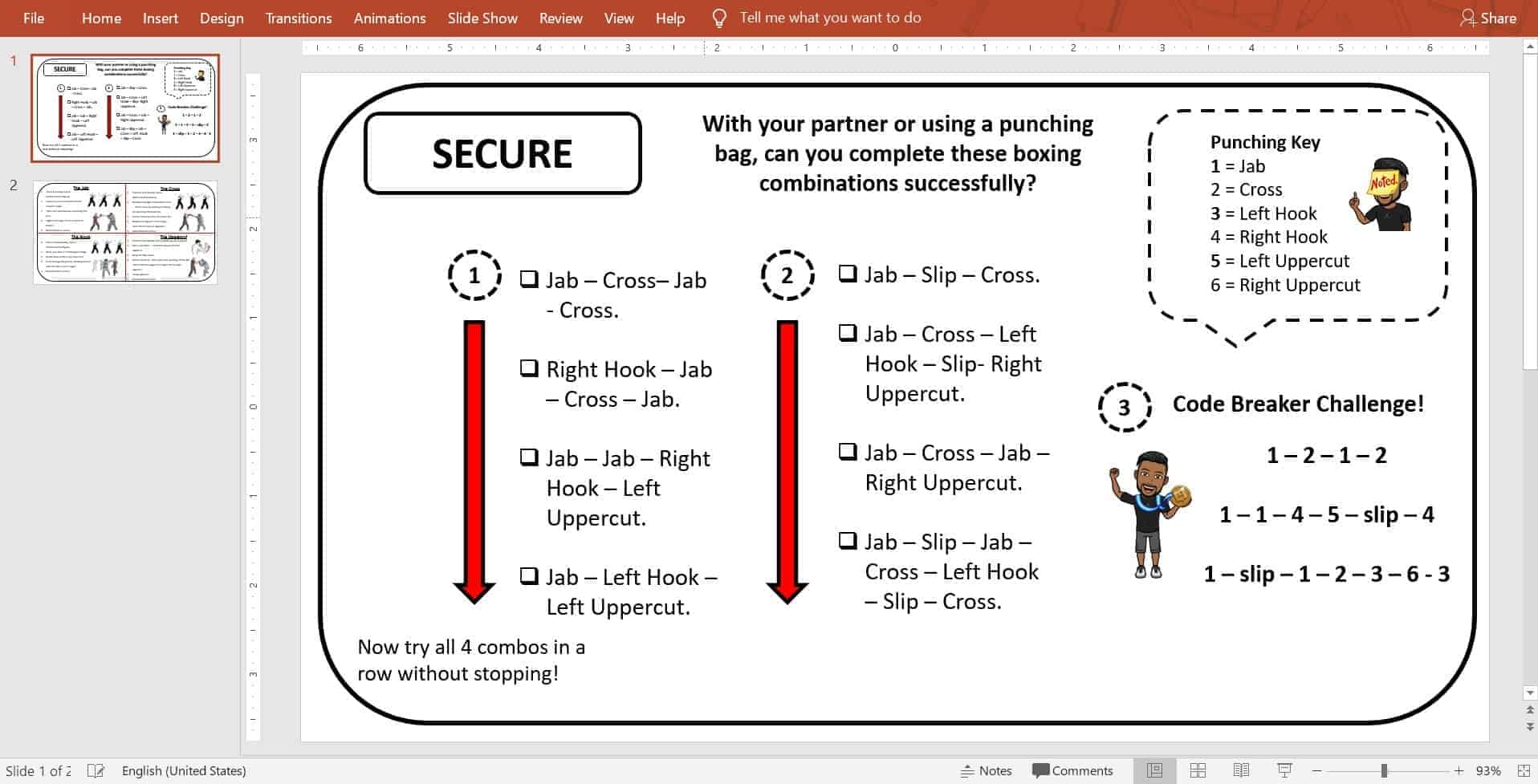 Boxing Combinations @MrAkramPE – PE4Learning