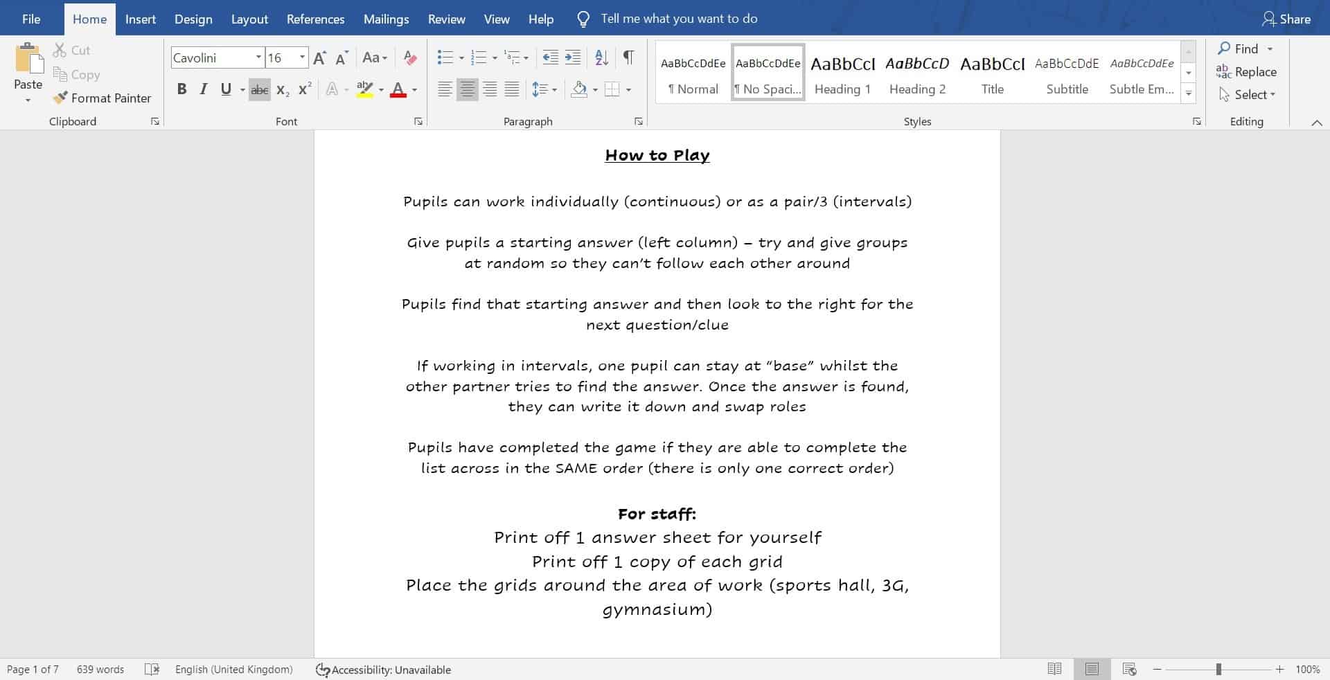 Orienteering Countries and Interval Game – PE4Learning